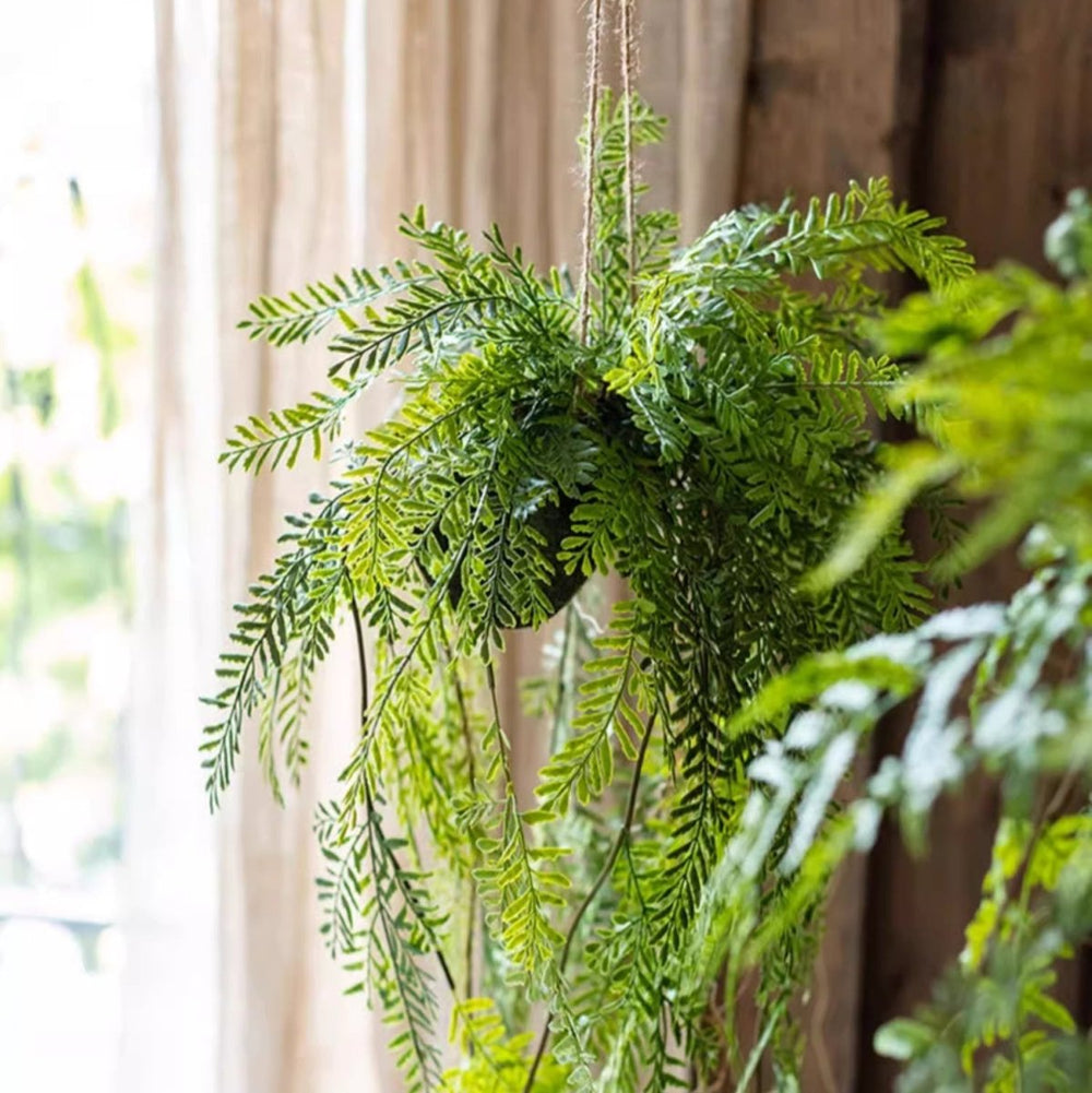 Artificial Fern Hanging Ball Decoration – RusticReach