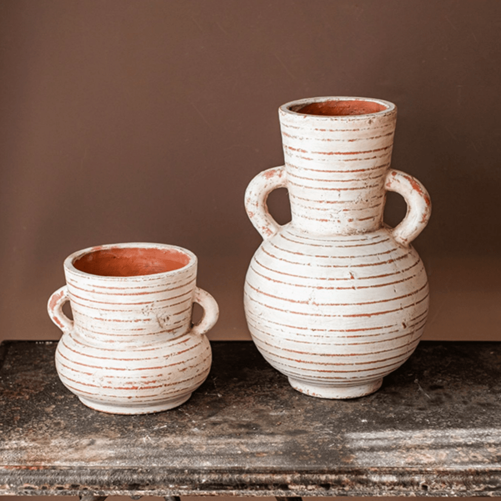 Terracotta Planter Vase with Handles – RusticReach
