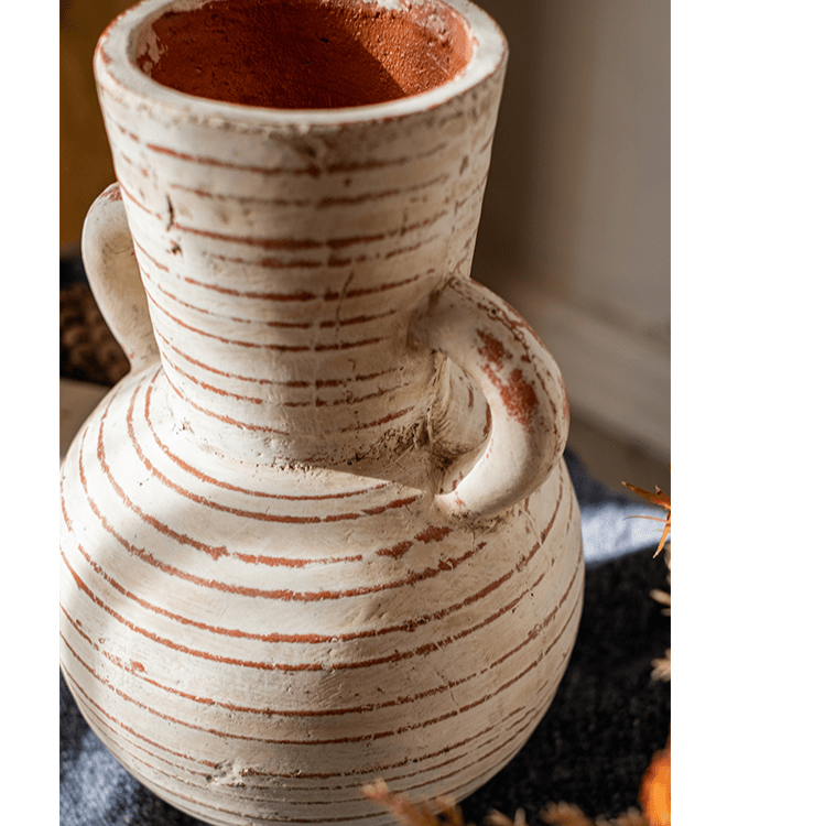 Terracotta Planter Vase with Handles – RusticReach