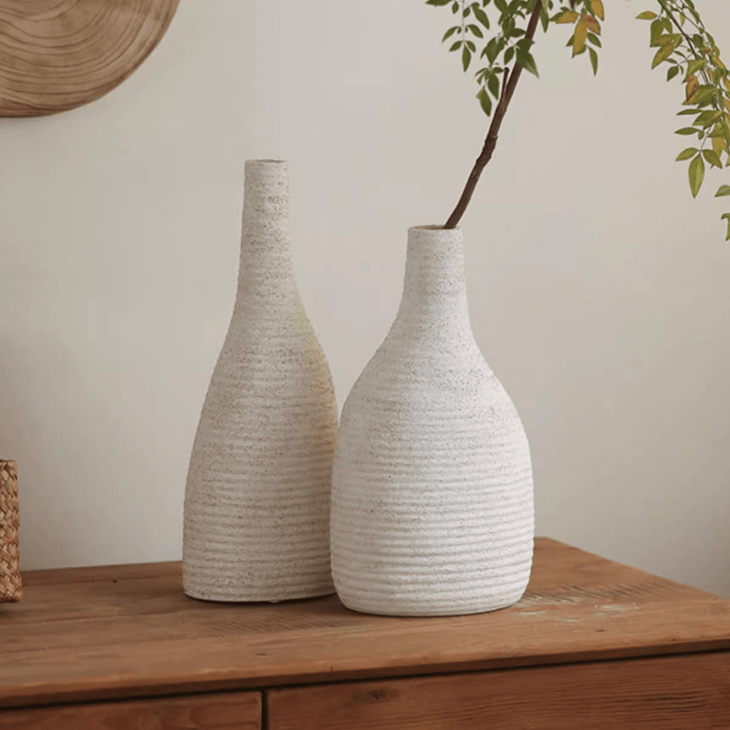 Narrow Neck Vase in White – RusticReach
