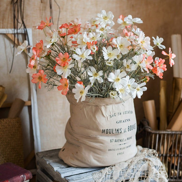 Silk Cosmos Stem in Orange or White 24" Tall – RusticReach