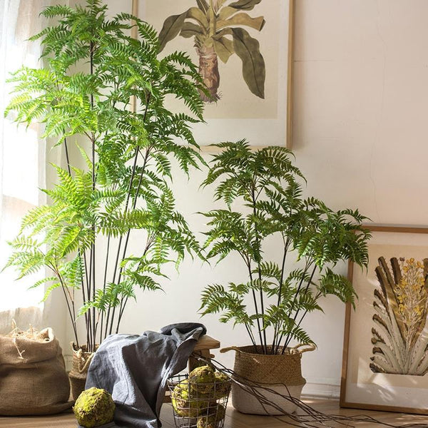 Artificial Green Leaf Fern Tree – RusticReach