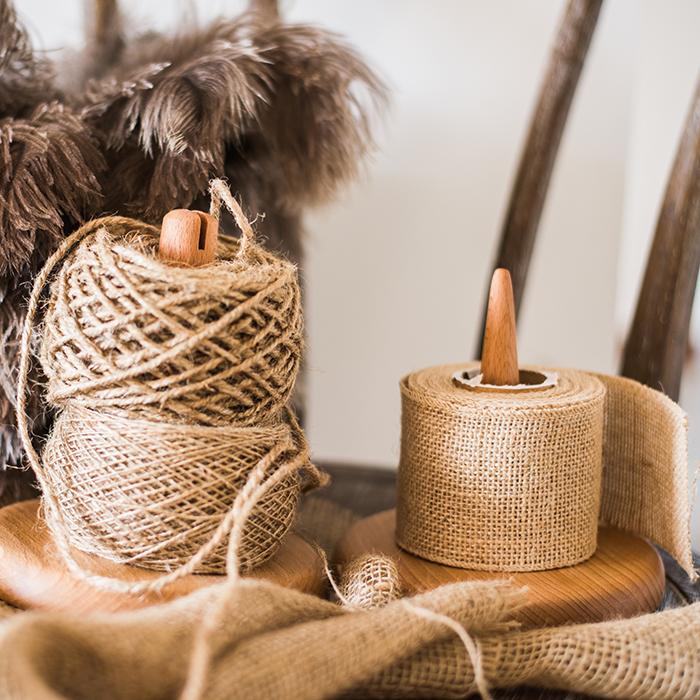 Burlap Roll and Twine String Set of 3 – RusticReach